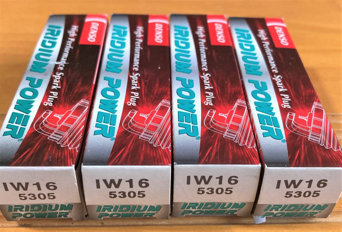 【未使用】【未使用】 DENSO ★ デンソー IRIDIUM POWER イリジウム パワー プラグ IW16 5305 4本セット 送料 ...