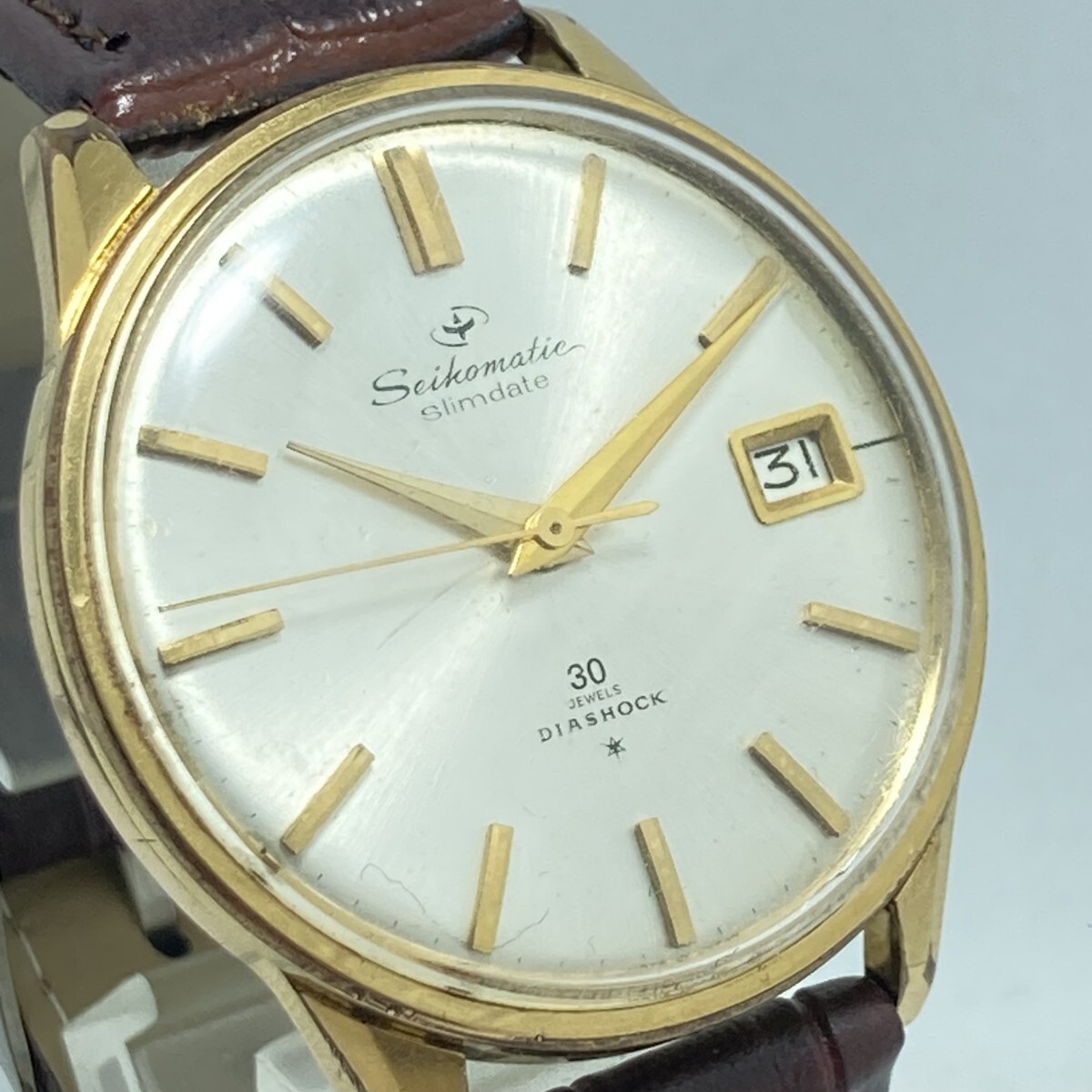 ヴィンテージ 初期型 SEIKOセイコー SEIKOMATIC セイコーマチック 30石 6201-8950 アナログ/不動品 ジャンク ...