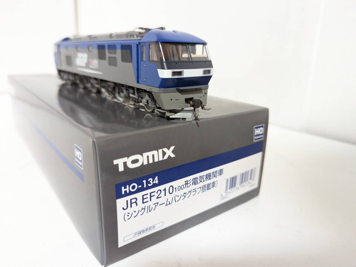 【目立った傷や汚れなし】未使用？ 動作確認済 0904T HOゲージ HO-134 JR EF210 100形 電気機関車 シングルアームパンタグラフ搭載車 鉄道模型 トミックス TOMIXの ...
