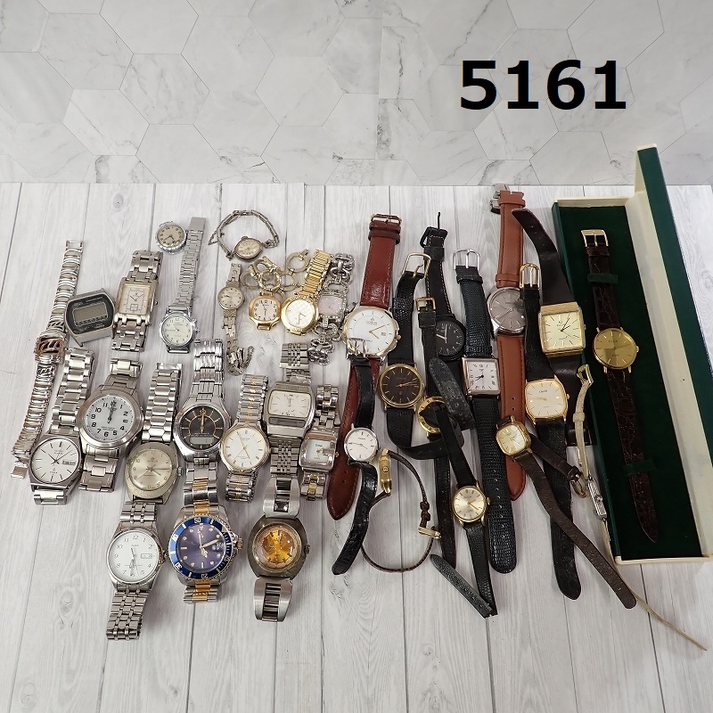 【全体的に状態が悪い】 AC-5161 SEIKO 自動巻 ELGIN カシオ LOBOR メンズ レディース 腕時計まとめ売りの落札情報詳細 ...