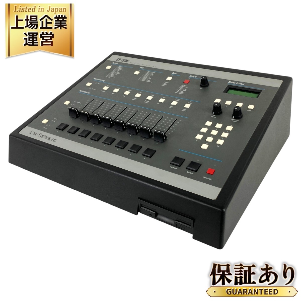 【やや傷や汚れあり】E-MU Systems SP1200 Model 7030 12bit/22KHz サンプラー ディスク付 中古 ...
