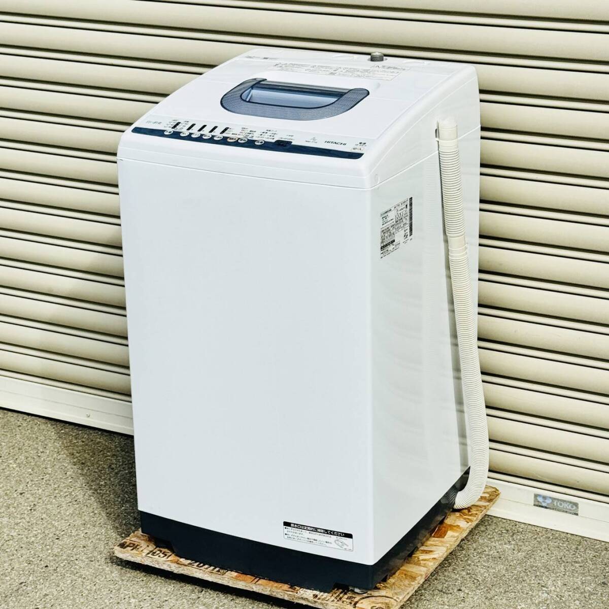【目立った傷や汚れなし】甲HK10186 美品 クリーニング済 動作確認済 2019年製 7.0㎏ 日立 HITACHI 全自動電気洗濯機 NW-T74 ホース付 ホワイト 白色の落札情報詳細 ...