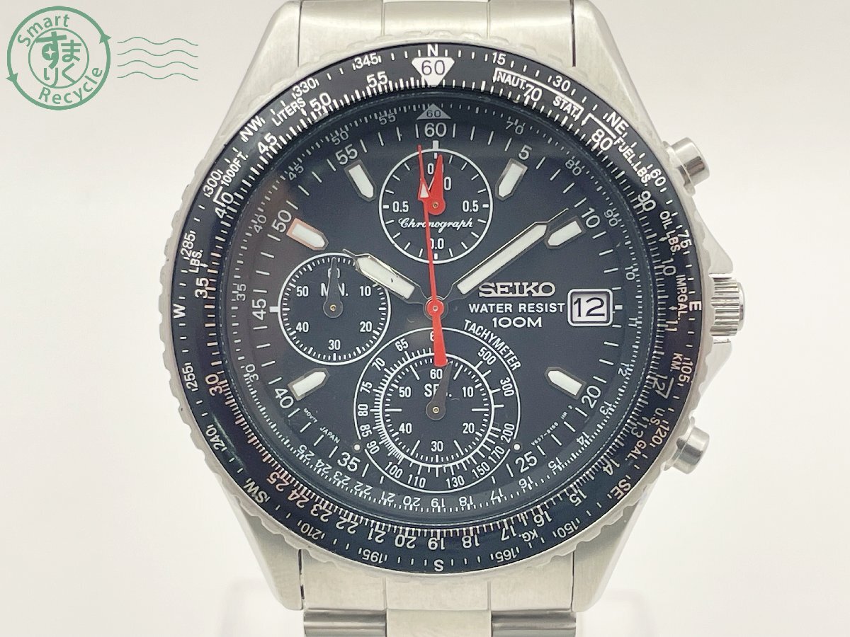 【全体的に状態が悪い】2409604131 SEIKO セイコー WATER RESIST 100M V657-8120 腕時計 デイト クオーツ クロノグラフメンズの落札情報詳細 ...