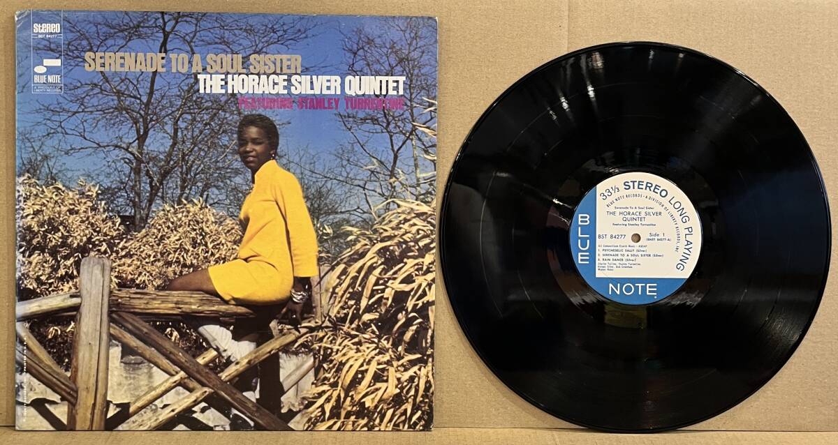 【やや傷や汚れあり】 美盤!Blue Note/VAN GELDER刻印/US盤LP The Horace Silver Quintet ...