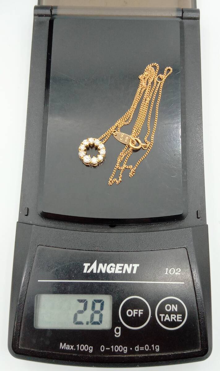 【目立った傷や汚れなし】K18 ネックレス ダイヤ0.50ct 40cm 総重量2.80gの落札情報詳細 - Yahoo!オークション落札価格検索 オークフリー