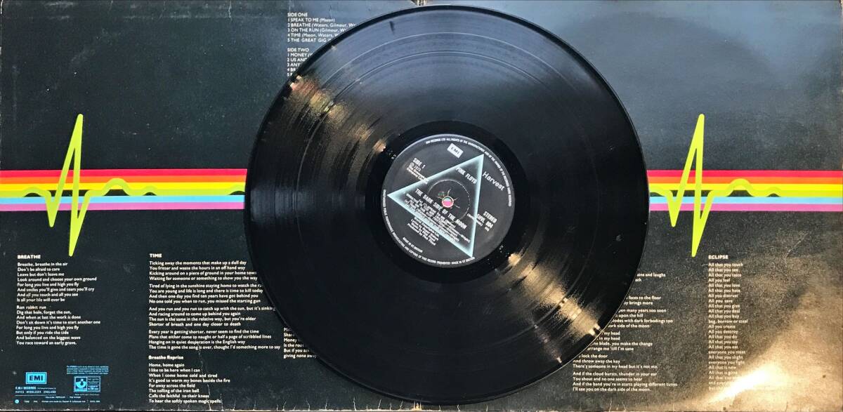 【やや傷や汚れあり】Pink Floyd - The Dark Side Of The Moon UK盤 MAT:3の落札情報詳細 ...
