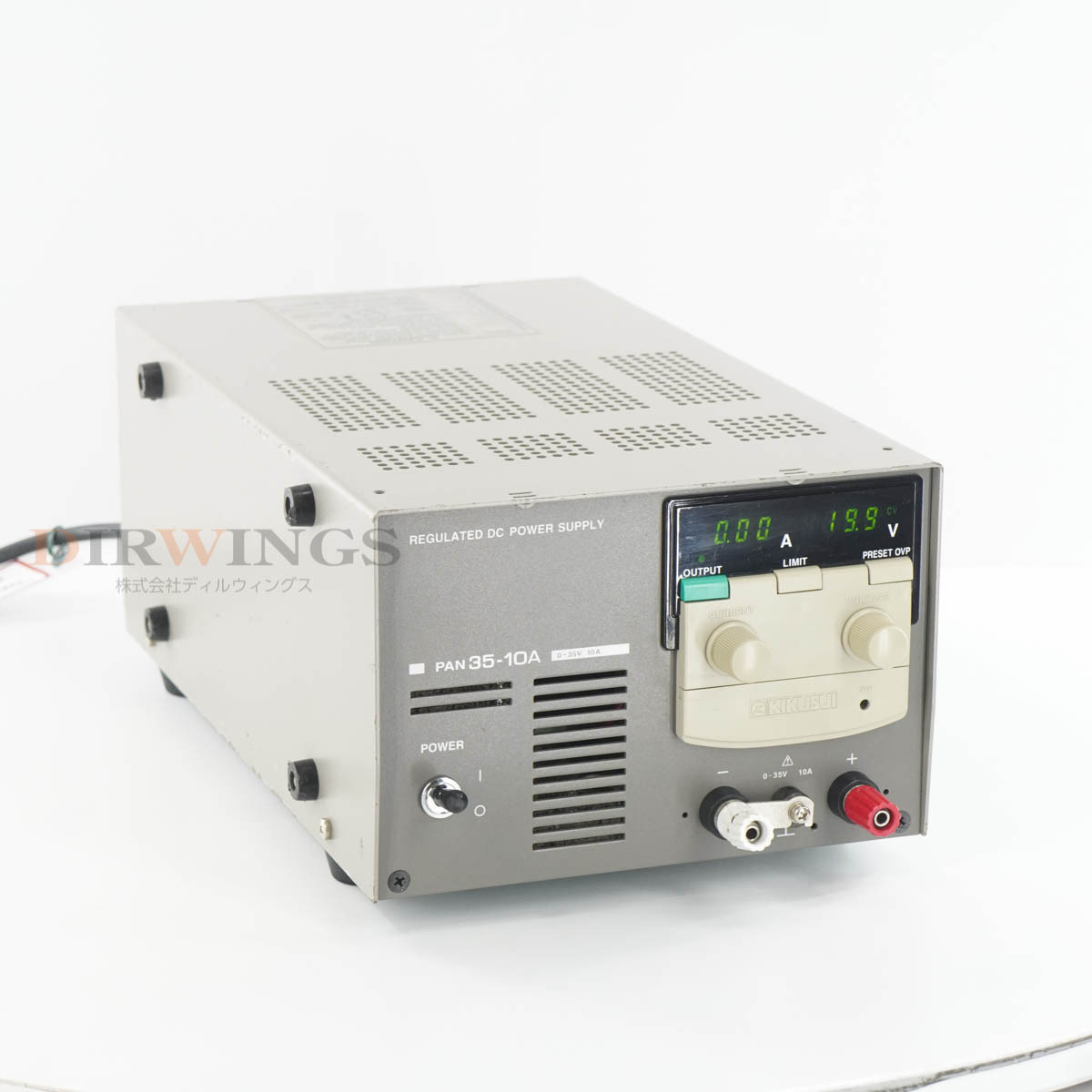【やや傷や汚れあり】[DW] 8日保証 PAN35-10A PAN-A KIKUSUI 0-35V 10A 菊水 REGULATED DC POWER SUPPLY 直流安定化電源 DC電源 ...