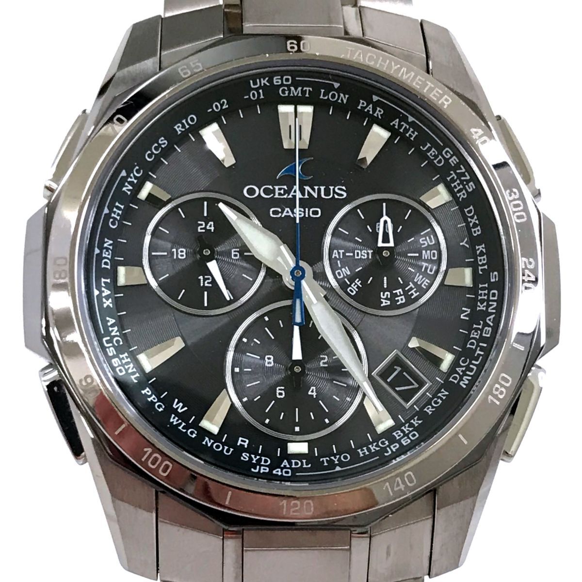 【未使用】国内正規品 新品 腕時計 カシオ CASIO OCEANUS オシアナス 男性 メンズ タフソーラー モバイルリンク 10気圧防水 ...