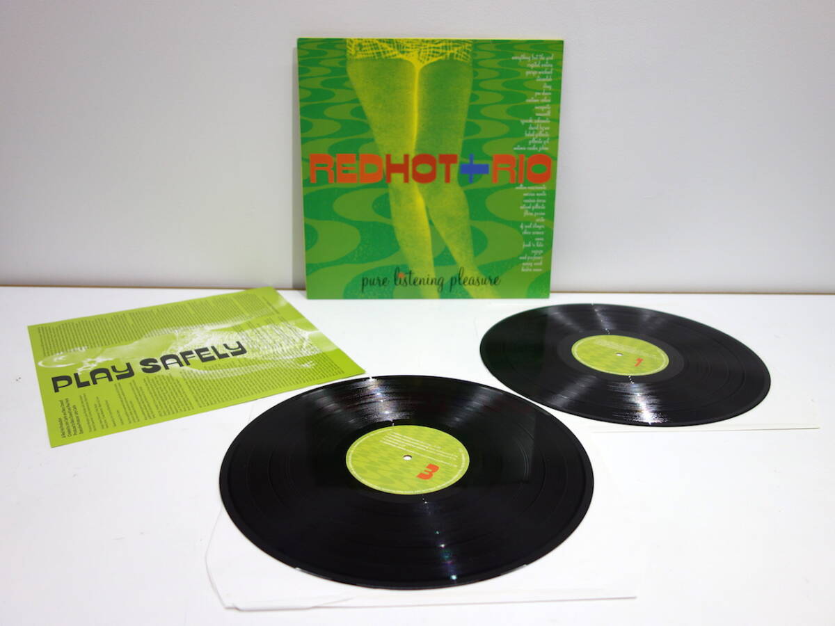 【やや傷や汚れあり】 坂本龍一 追悼 ボサノバ名盤コンピ「Red Hot + Rio」2枚組 ビンテージLP 検索: Astrud ...