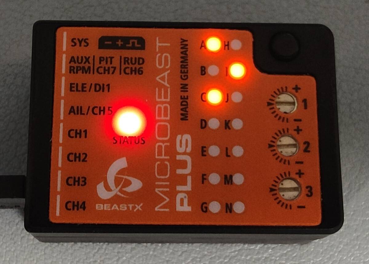 【未使用】マイクロビースト プラス MICROBEAST PLUS V5.2 日本語 取扱 説明書 Bank 姿勢制御 設定例 ALIGN ...