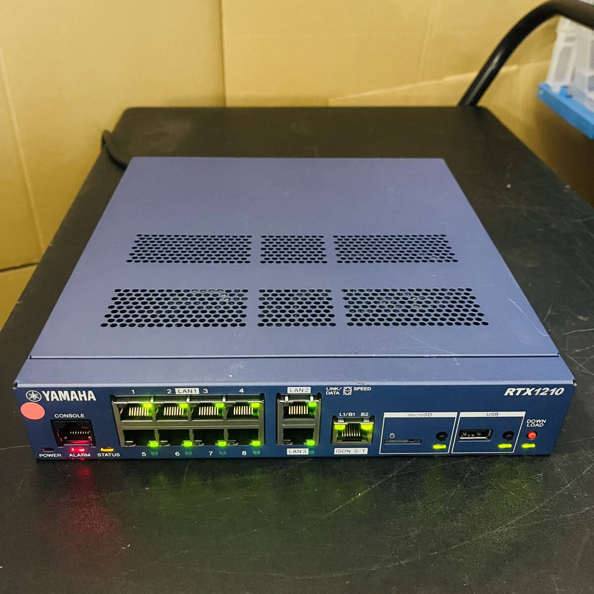 【傷や汚れあり】(ヤ) 935【通電OK】YAMAHA RTX1210 ギガアクセス VPNルーター 新WebGUI搭載 LANマップ ...