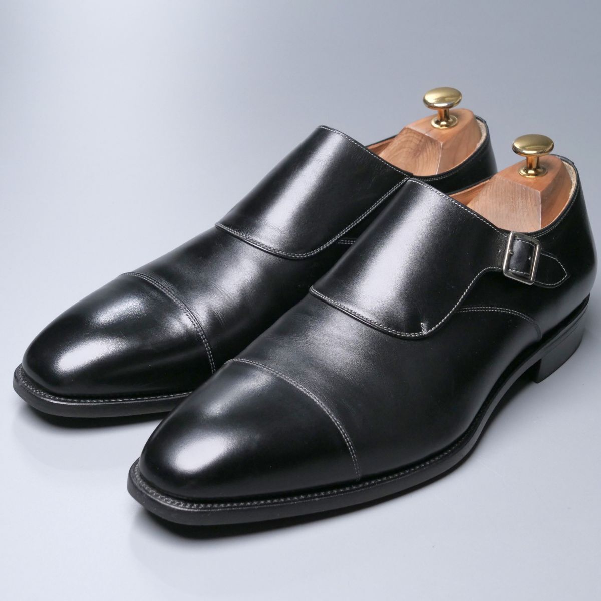 【目立った傷や汚れなし】GQ6841//*スコッチグレイン/SCOTCH GRAIN*＃0287/メンズ27/サイドモンクストラップ ...