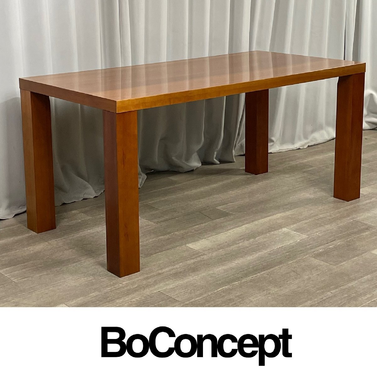 【目立った傷や汚れなし】G829 BoConcept OCCA チェリー材 W160cm ダイニングテーブル / ボーコンセプト 4人用 6人用 食卓 北欧 モダン / 神奈川県秦野市の落札 ...