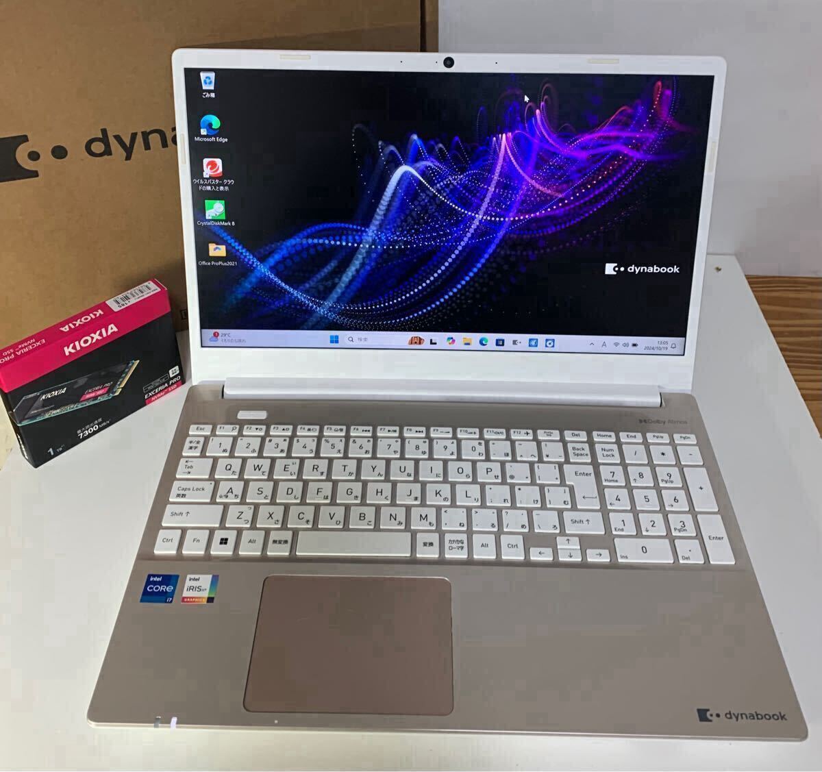 【目立った傷や汚れなし】2022年夏★dynabook T6/V ★第12世代★Core i7 1260p(12コア/16スレ)★超高速1TB(m.2) Gen4★DVD★メモリ32GB ...