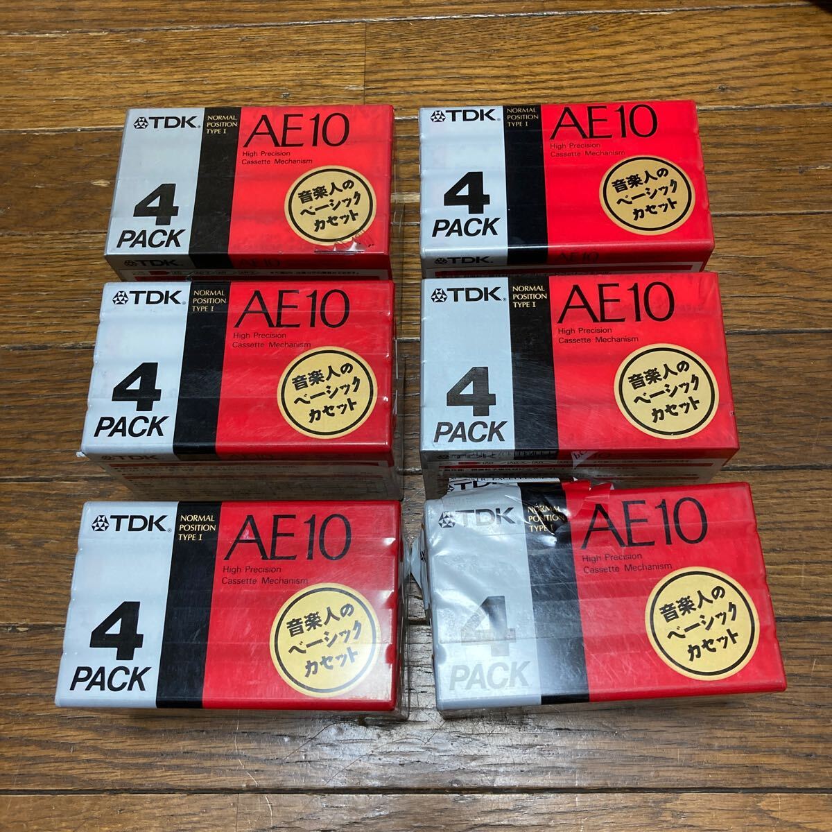 【未使用に近い】未使用 TDK カセットテープ AE10 AE-10X4K 4本セット 6パックの落札情報詳細 - Yahoo!オークション落札価格検索 オークフリー