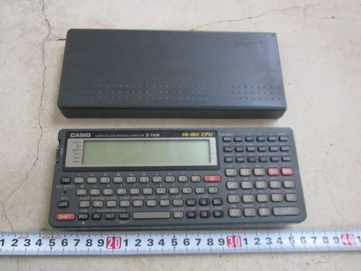 【やや傷や汚れあり】通電確認 CASIO ポケットコンピュータ PERSONAL COMPUTER Z-1GR ポケコンの落札情報詳細 - Yahoo!オークション落札価格検索 オークフリー