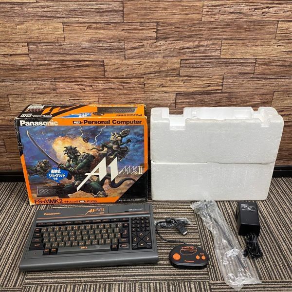【傷や汚れあり】N213-S2 Panasonic パナソニック MSX2 パーソナルコンピューター FS-A1MK2 キーボード/連射式 ...