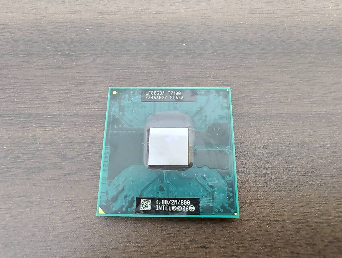 【やや傷や汚れあり】CPU Intel Core2 Duo T7100 1.8GHz SLA4A Socket (BGA479) 2コア2 ...