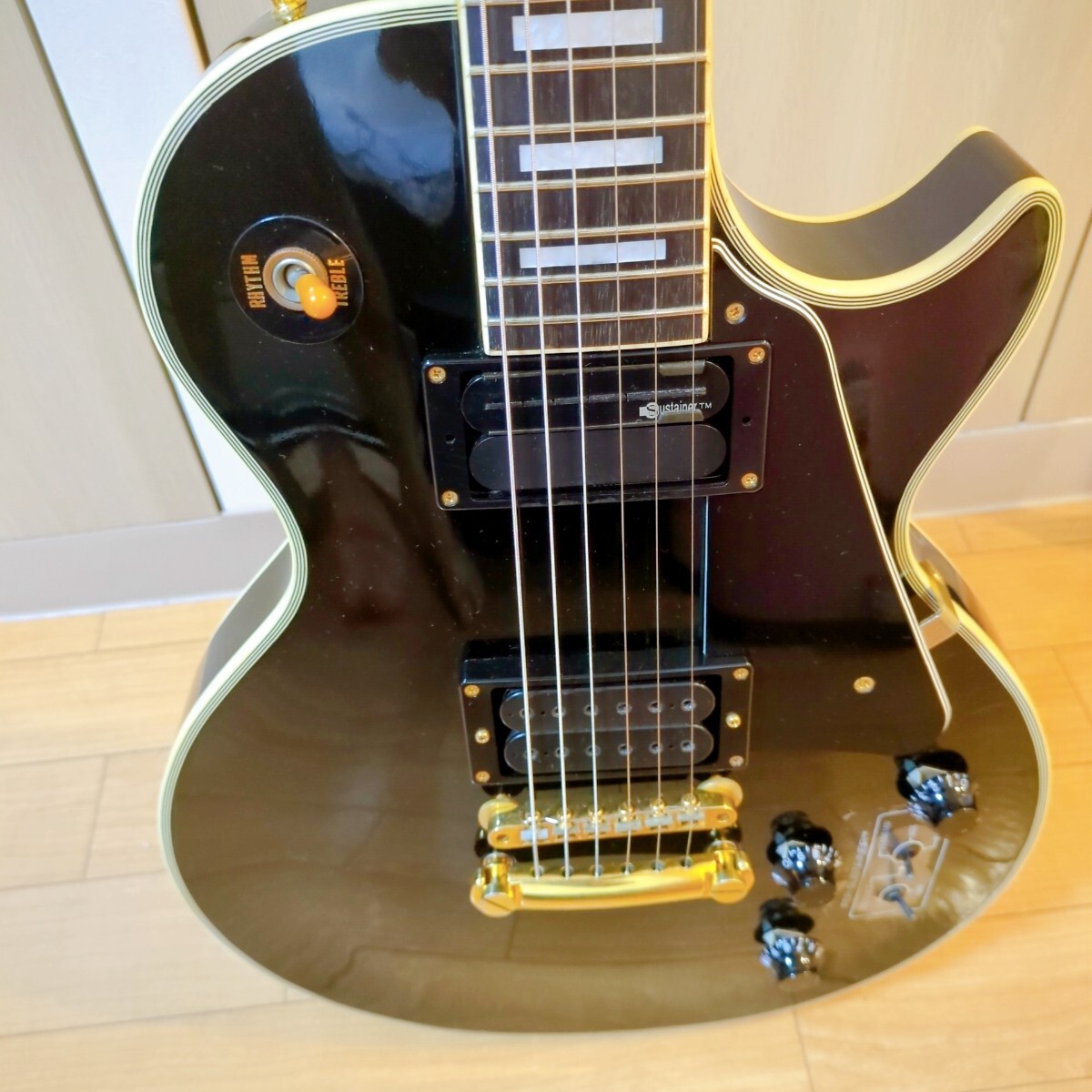 【目立った傷や汚れなし】burny RLC-105x レスポール サスティナー x japan pata エレキギターの落札情報詳細 ...