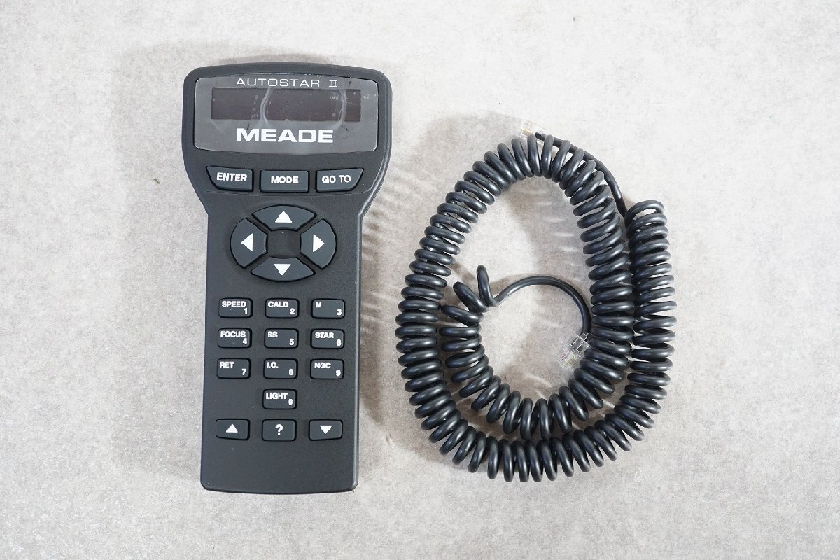 【やや傷や汚れあり】[QS][C4182960] MEADE ミード AUTOSTAR II オートスター コントローラ 天体望遠鏡 部品の ...