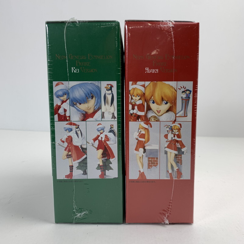 【目立った傷や汚れなし】FUZ 【中古美品】 新世紀エヴァンゲリオン フィギュア付限定版2個セット 未開封品 アスカ レイ 〈002 ...