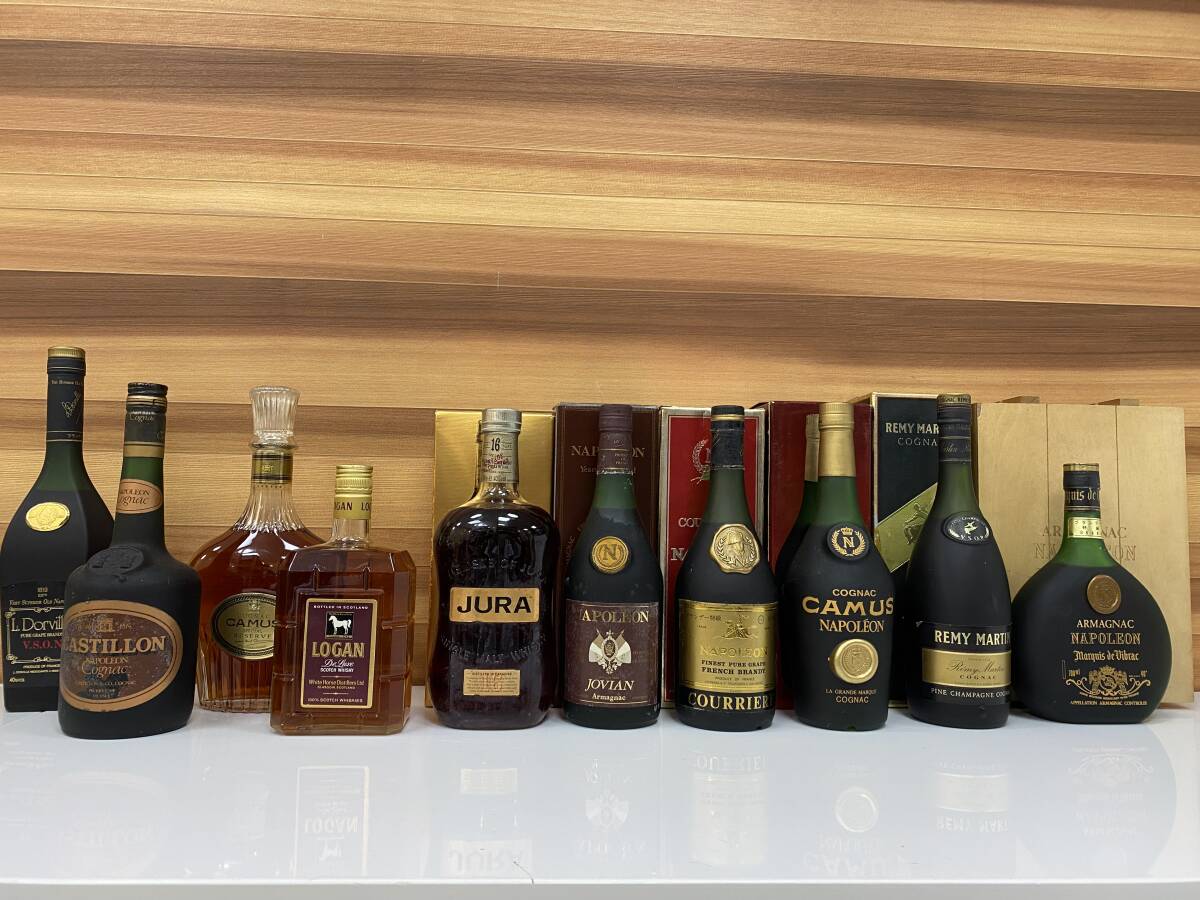 【未使用】【未開栓】1円スタート 10本まとめ売り NAPOLEON L.Dorville VSON CAMUS REMY MARTIN ...