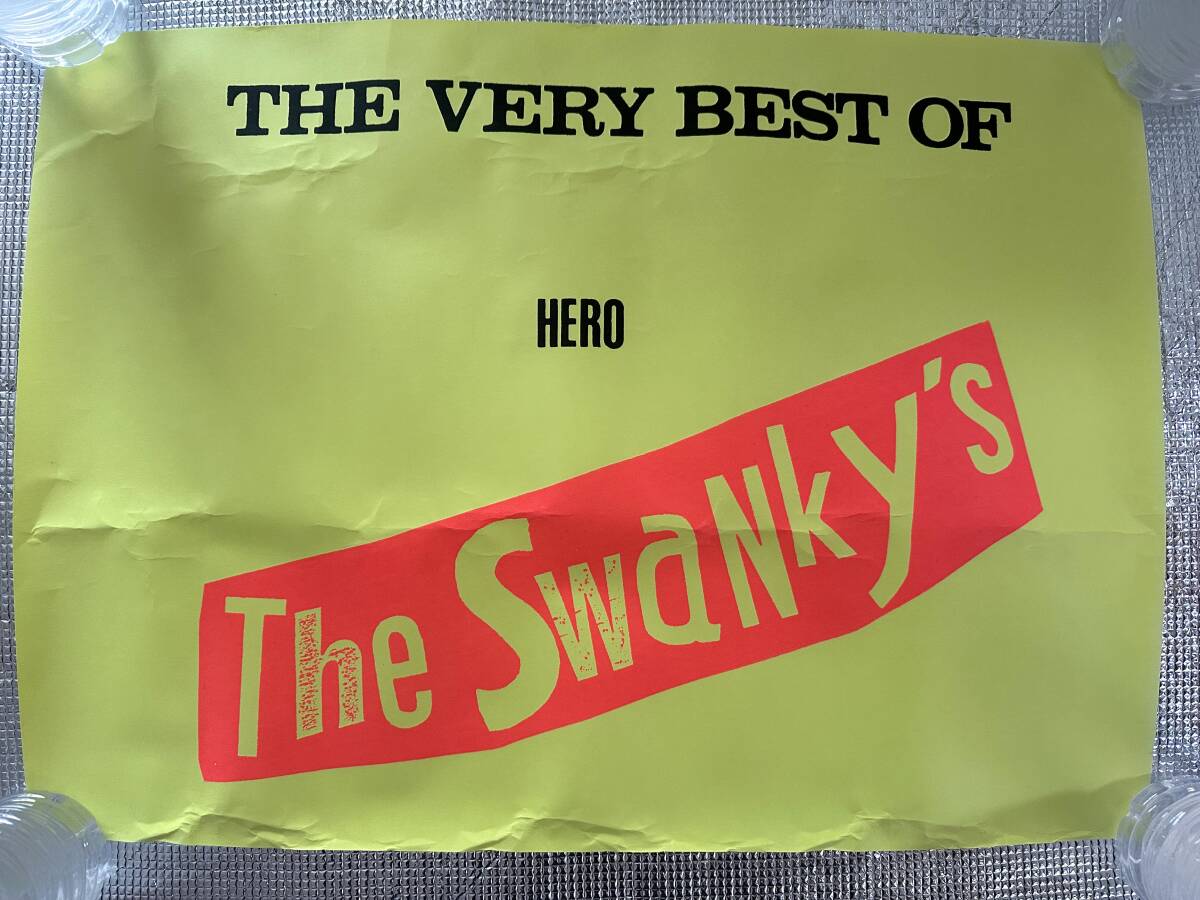 【未使用】【スワンキーズ★シルクスクリーンポスターPOSTER バッジbadge】THE SWANKYS LAUGHIN' NOSE ...