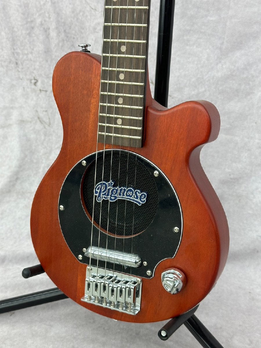 【全体的に状態が悪い】管理番号=a0771752【中古】Pignose ピグノーズ PGG アンプ内蔵 トラベルギター エレキギター JUNK ...