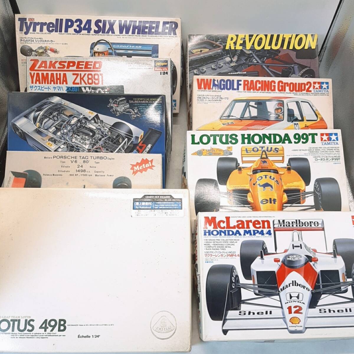 【傷や汚れあり】e221【1円～】 当時物 プラモデル まとめ レースカー スポーツカー くるま HASEGAWA TAMIYA 他 長期保管 ...