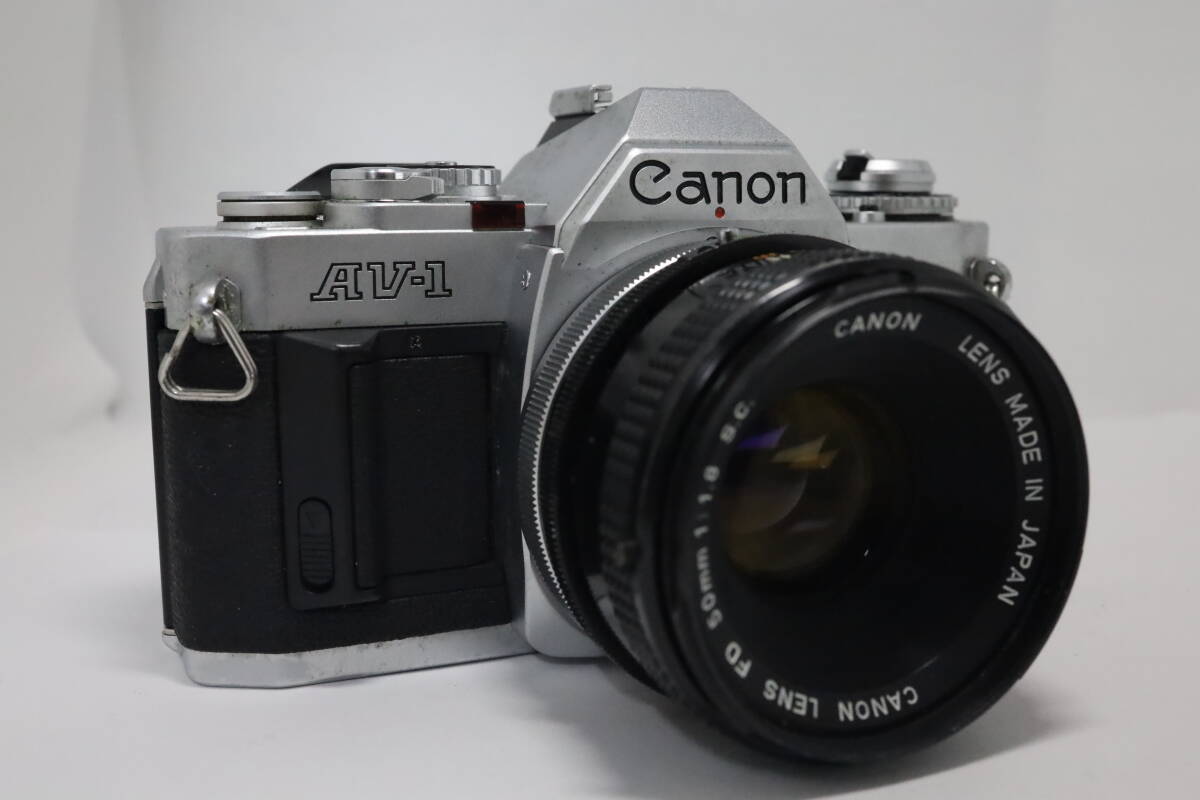 【やや傷や汚れあり】★訳あり大特価★キャノン CANON AV-1 / FD 50mm F1.8 S.C. ジャンク #0609C0062の落札情報詳細 - Yahoo!オークション落札価格 ...