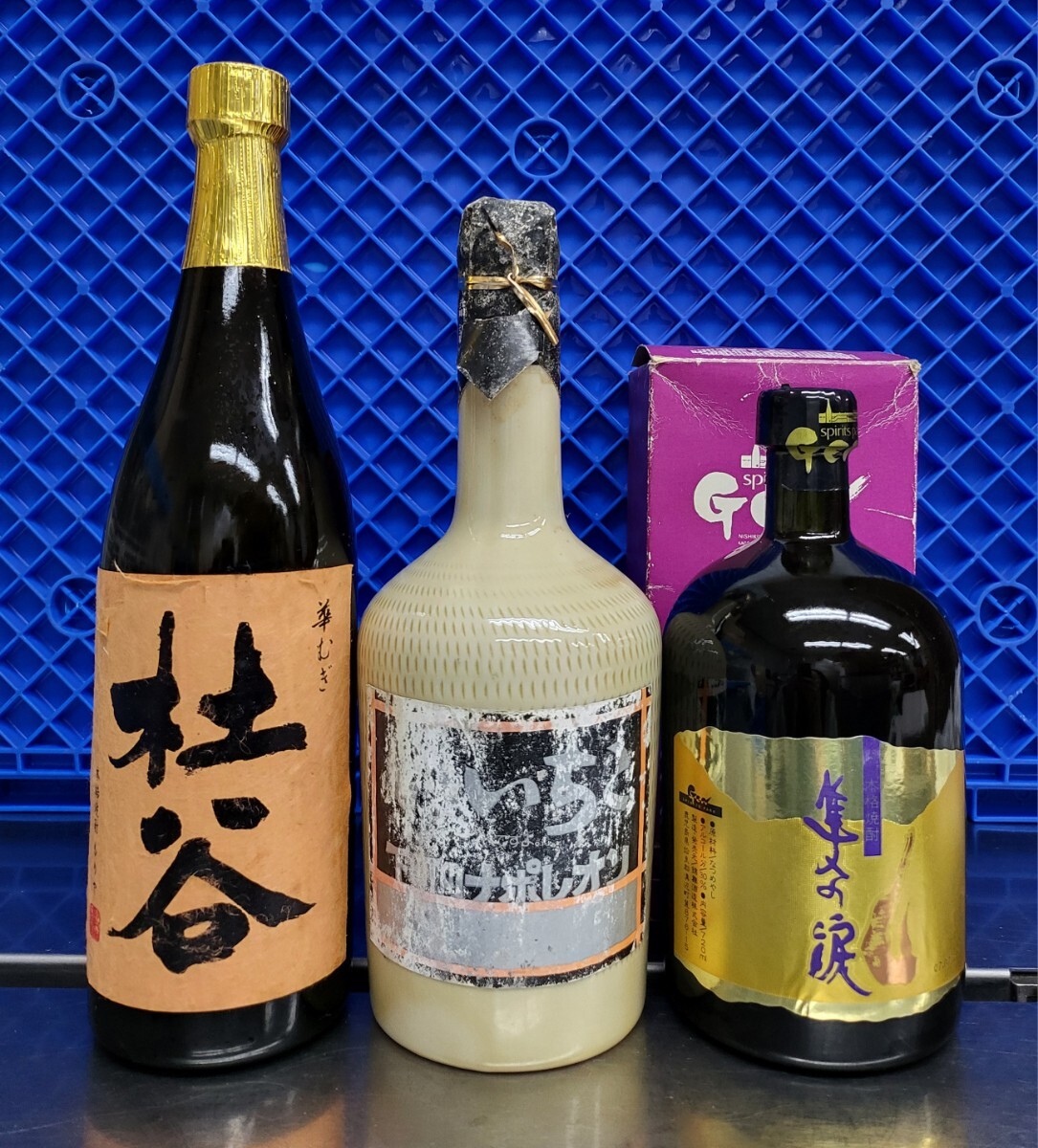 【やや傷や汚れあり】焼酎3本セット 杜谷 720ml 25%/いいちこ 下町ナポレオン/ 隼 な涙 なつめやし 720ml 30% 未開栓 総重量：3559gの落札情報詳細 - Yahoo ...
