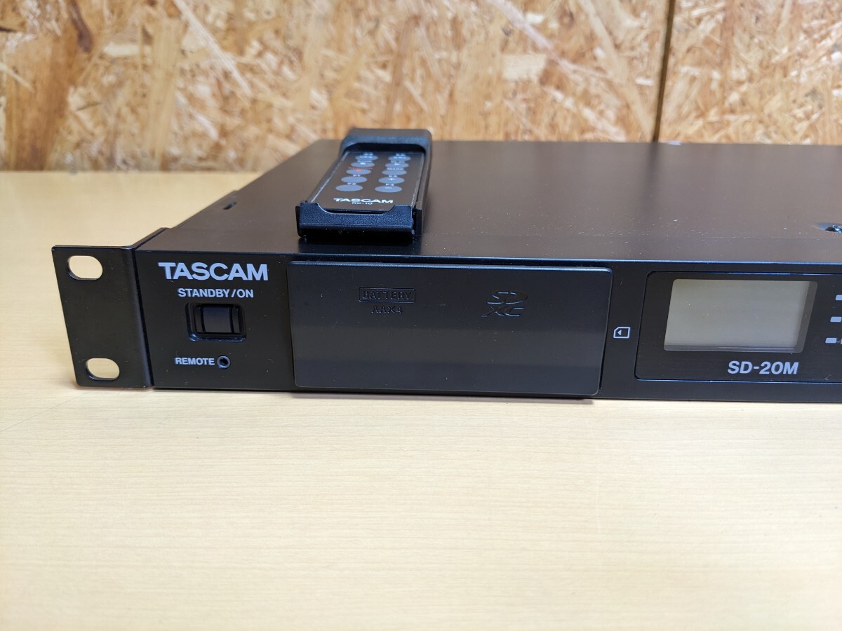 【傷や汚れあり】ジャンク品 タスカム TASCAM SD-20M リモコン付き 電源コード欠品 TEAC CORPORATIONの落札情報詳細 ...