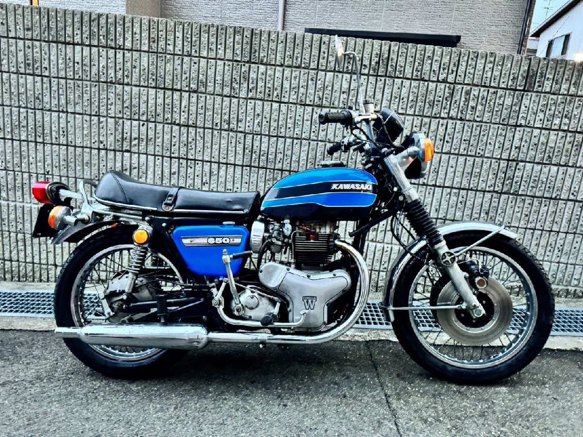 【やや傷や汚れあり】KAWASAKI カワサキ W3 650RS BLUE 実働 ビンテージ バイク 旧車 中古車 希少 廃番 絶版車 現状出品 \1～ 1円の落札情報詳細 - Yahoo ...
