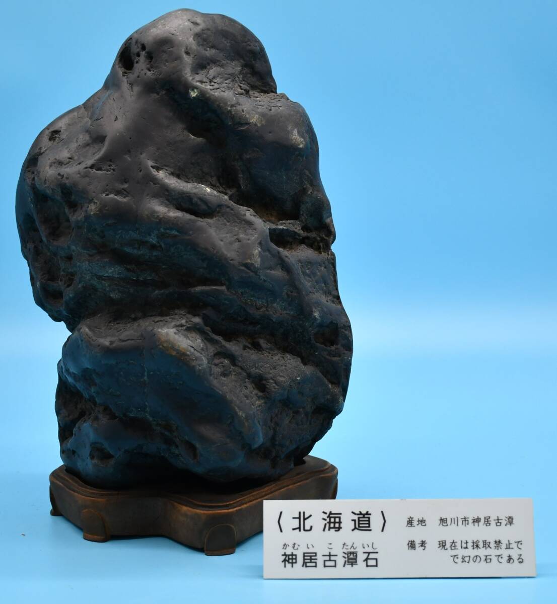 【傷や汚れあり】LY12-22【現状品】北海道 旭川産 神居古潭石 自然石 水石 鉱物 原石 鑑賞石 置物 アンティーク 台座付 総重量約:15.5kg 保管品の落札情報詳細 - Yahoo ...