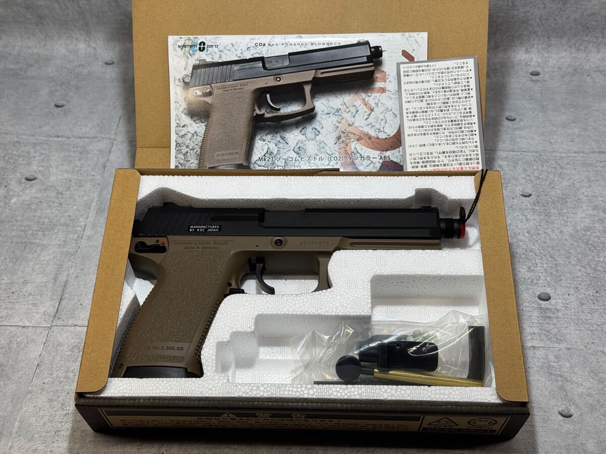 【未使用】KSC Mk23 CO2 ガスブローバック TAN ABSの落札情報詳細 - Yahoo!オークション落札価格検索 オークフリー