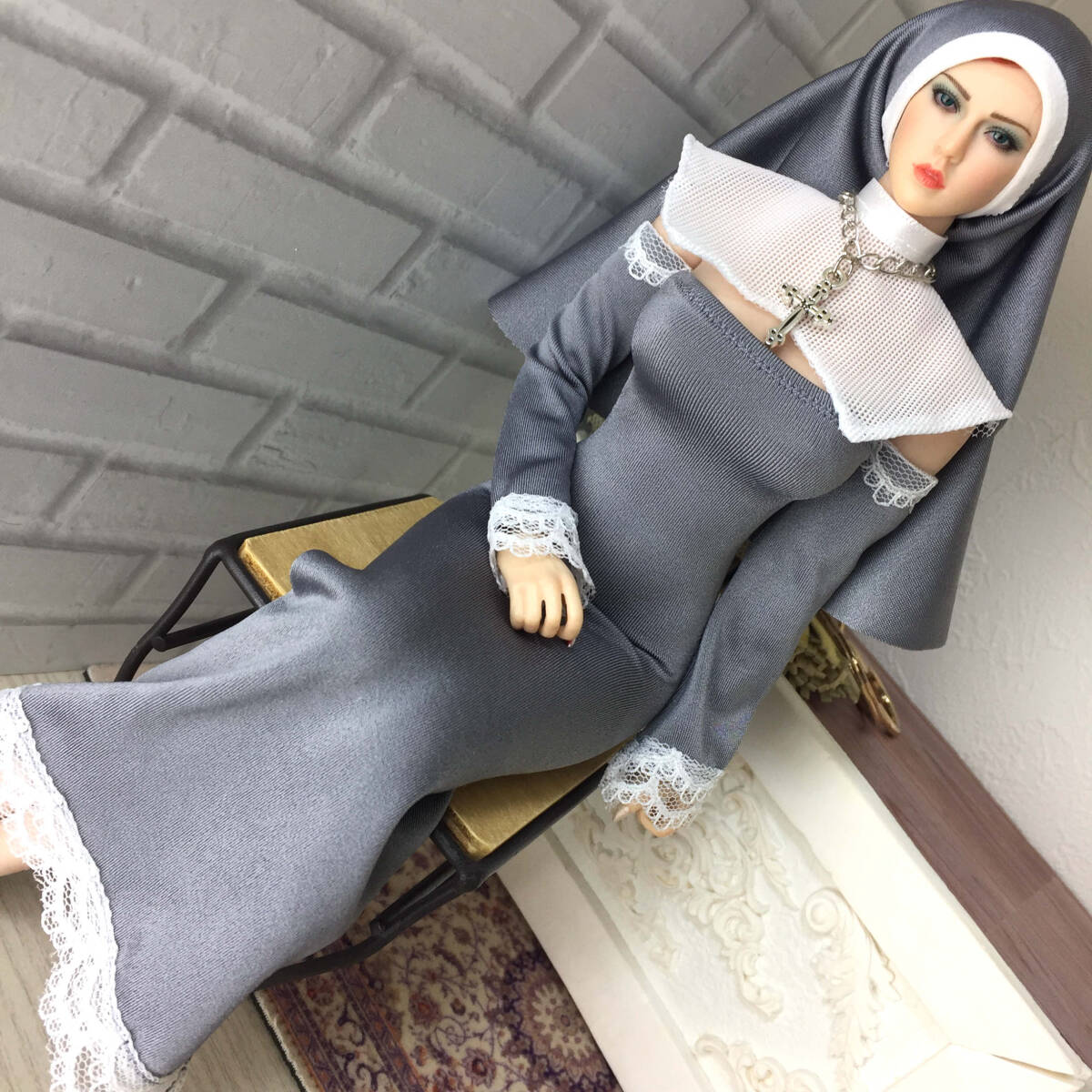 【未使用】5点セット グレイ色xシスターコスチュームセット TBLeagueS07/S09／S10D/S12D対応サイズ 1／6人形用洋服シスター 修道女の落札情報詳細 - Yahoo ...