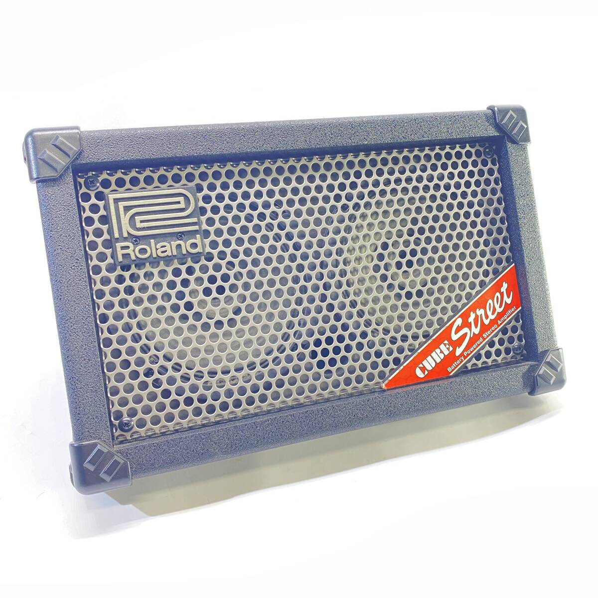 【目立った傷や汚れなし】Roland Cube Street N225 ローランド キューブ ストリートギター アンプ ブラック音出し確認済み ...