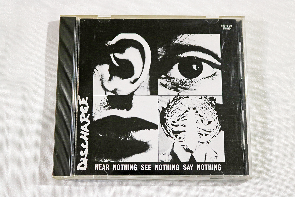 【傷や汚れあり】【DISCHARGE】1stアルバム CD『HEAR NOTHING SEE NOTHING SAY NOTHING』ハード ...