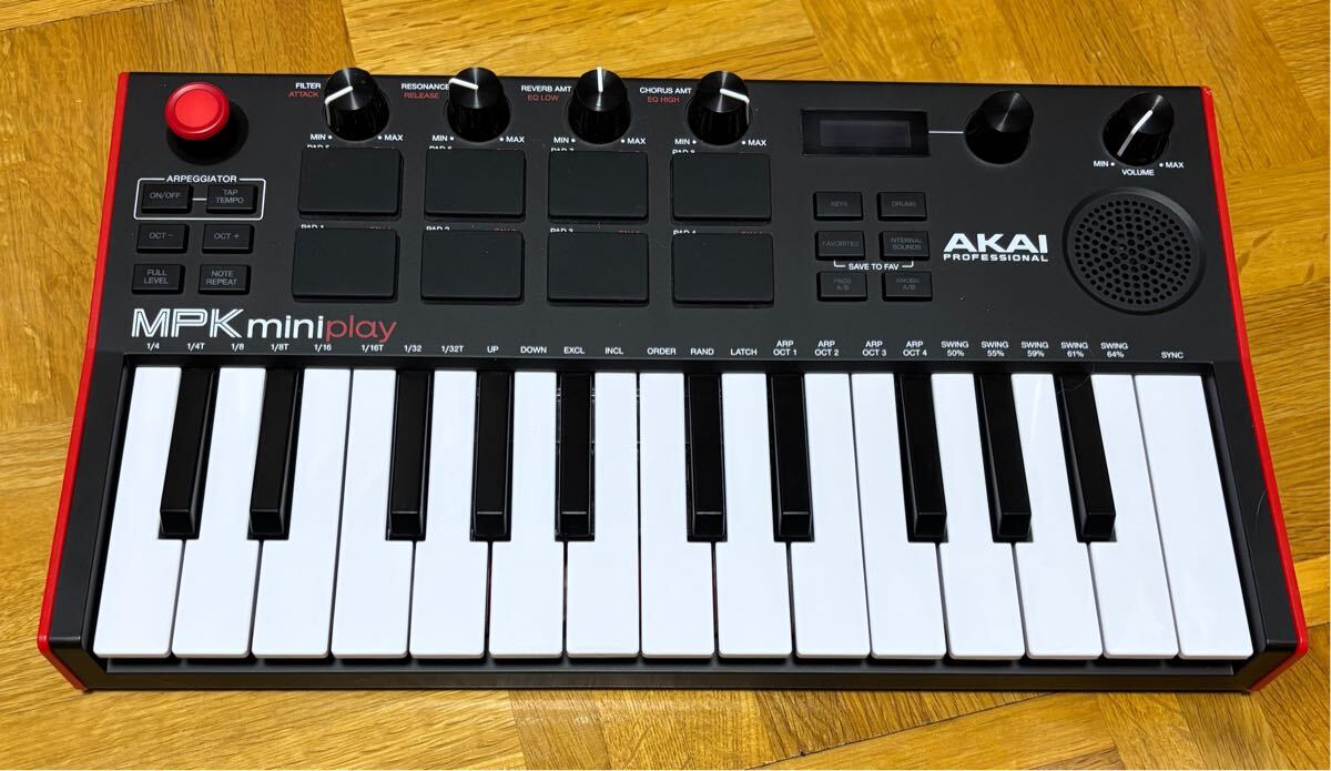 【目立った傷や汚れなし】AKAI Professional MIDIキーボードコントローラー MPK mini playの落札情報詳細 - Yahoo!オークション落札価格検索 オークフリー
