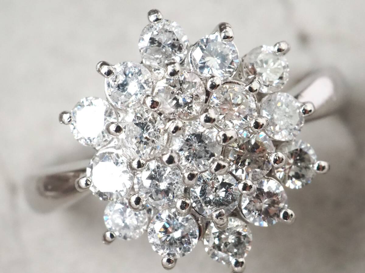【目立った傷や汚れなし】【5915D】Pt900 天然ダイヤモンド 1.00ct/4.3g/リング 指輪 ♯12の落札情報詳細 - Yahoo!オークション落札価格検索 オークフリー