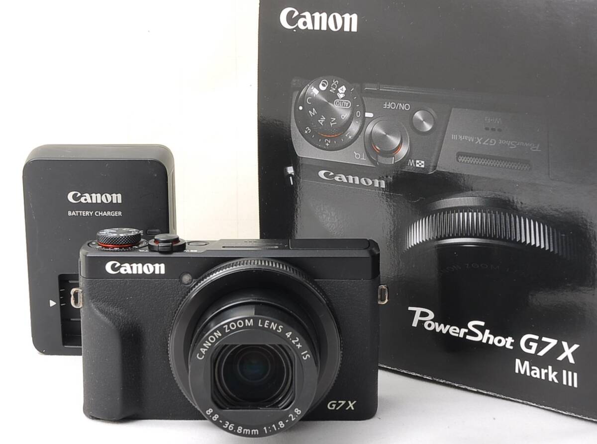 【未使用】 新品 保証付き CANON PowerShot G7 X Mark III [ブラック] の落札情報詳細 - Yahoo!オークション落札価格検索 オークフリー