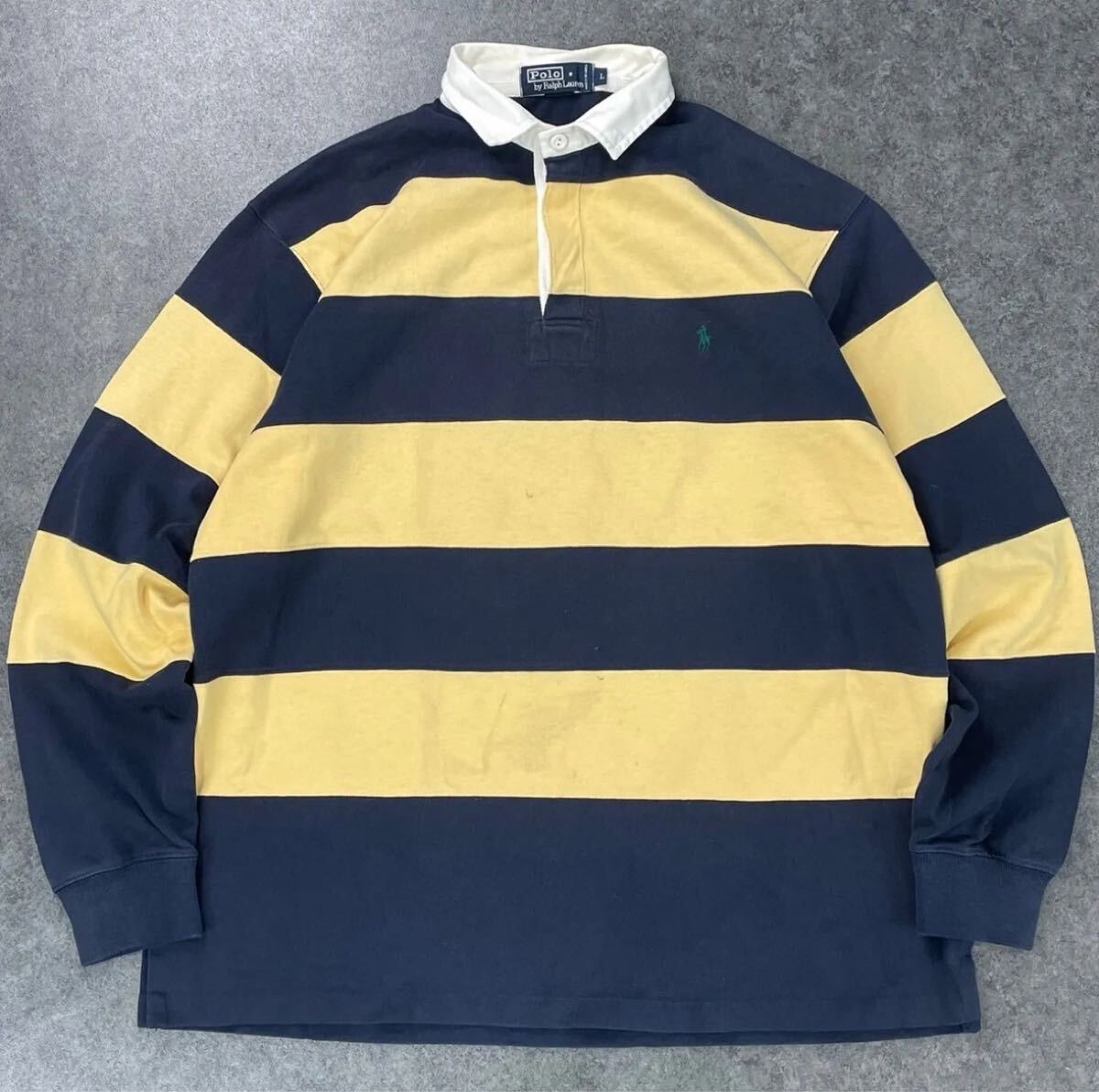 【目立った傷や汚れなし】正規 80s 90s Polo by Ralph Lauren ポロ ラルフローレン vintage ビンテージ ミリタリー ワーク シャツ GARVEY 長袖 L 茶 ...