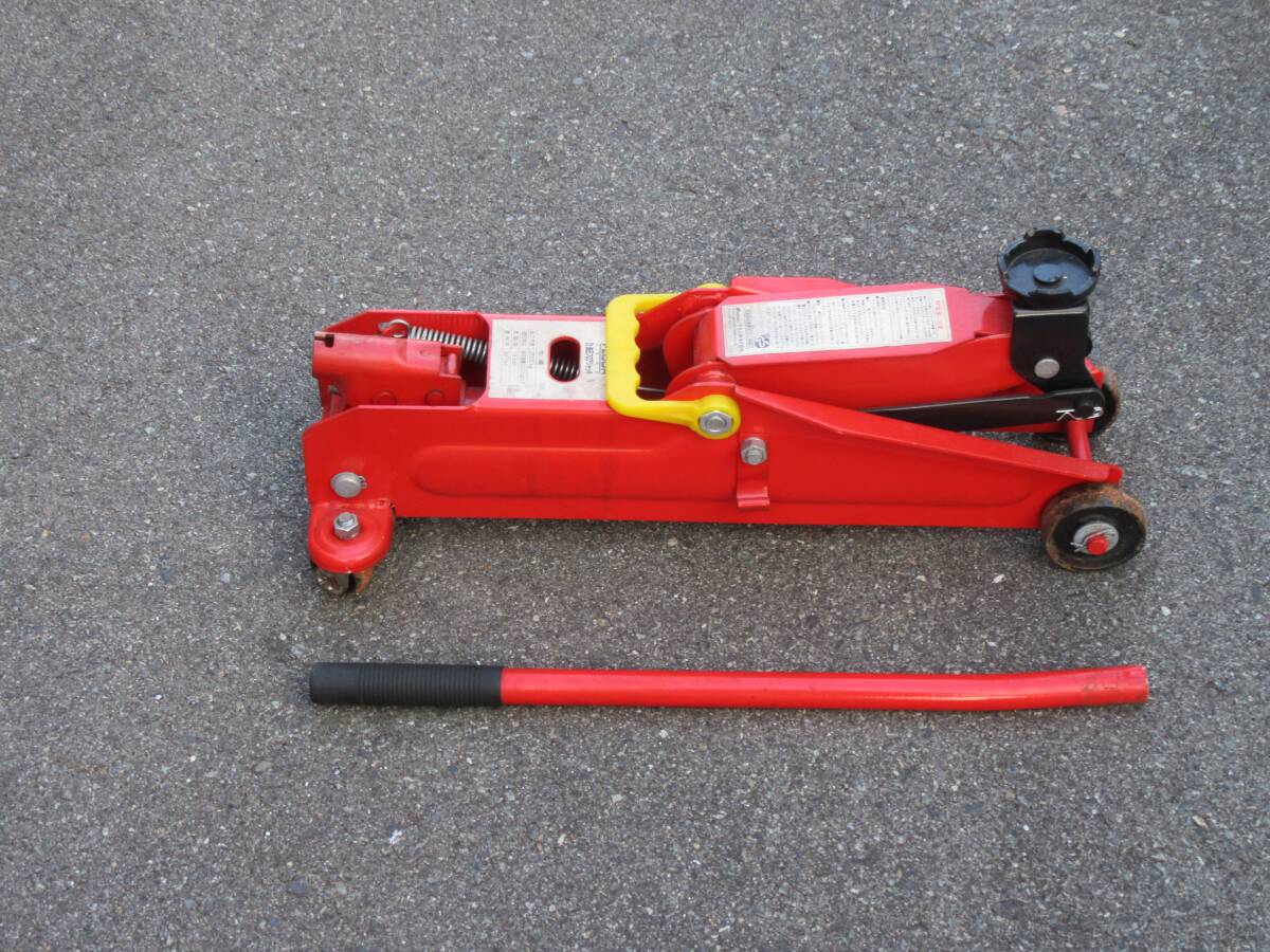 【やや傷や汚れあり】★大自工業 Meltec★2トン 油圧ジャッキ★2t 油圧式 フロアジャッキ☆自動車等の重量物を簡単リフト☆の落札情報詳細 - Yahoo!オークション落札価格検索 オークフリー