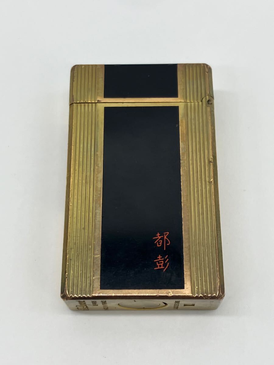 【傷や汚れあり】最終出品＊＊ デュポン ライター 都彭 火花確認済 ブラック ゴールド 喫煙グッズ 1/3 F322-5 F SoFの落札情報詳細 - Yahoo!オークション落札価格検索 ...