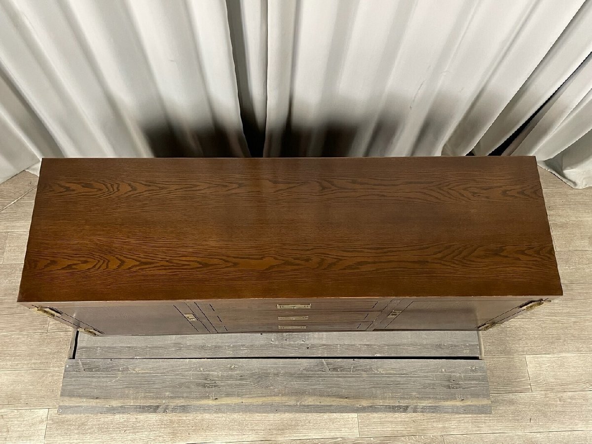 【やや傷や汚れあり】GD74 ドマーニ モーガントン リビングボード / サイド カリモク チェスト 収納 domani クラシック ...