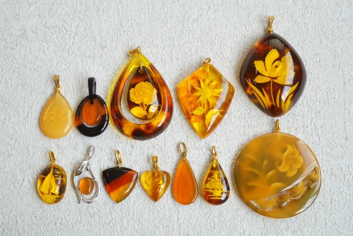 【やや傷や汚れあり】C969 本鼈甲 べっ甲 ペンダント ネックレス 12点セット ヴィンテージ アクセサリー 大量 まとめて おまとめ まとめ売りの落札情報詳細 - Yahoo!オークション ...