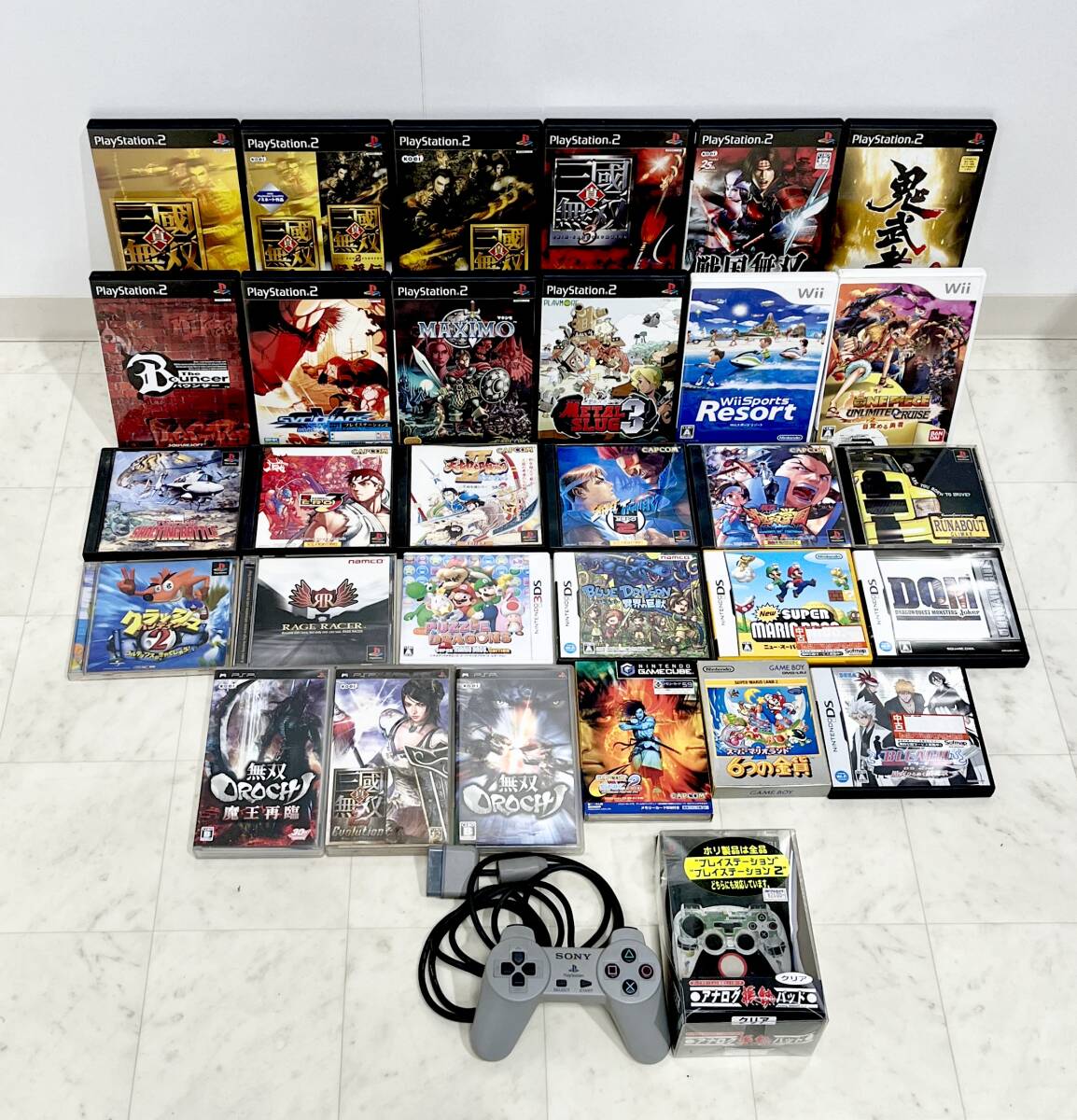 【やや傷や汚れあり】蘇さ(BBY1265) ゲームソフト おまとめ プレステーション DS Wii 他 アナログコントローラー ジャンク品 100サイズの落札情報詳細 - Yahoo ...