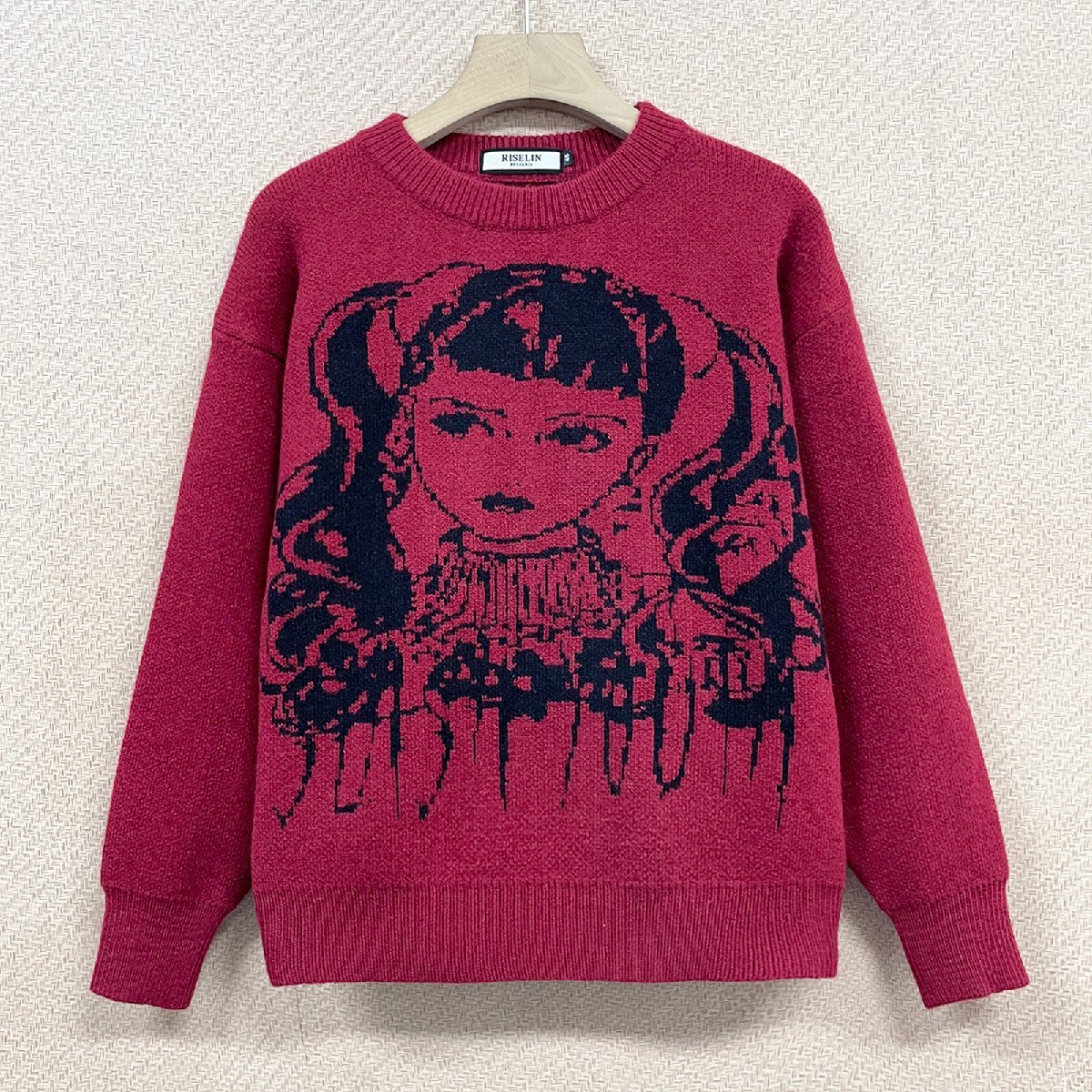 【未使用】上質ヨーロッパ製※定価5万 ブルガリア発※RISELIN セーター 高級 快適 ウール 保温 暖か 個性 ニット 人気 ストリート系 秋冬 M/46サイズの落札情報詳細 ...