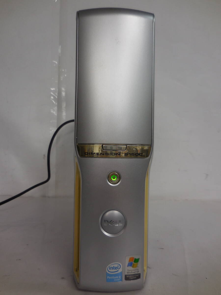 【やや傷や汚れあり】セ/DELL/デスクトップPC/Dimension 5150C/DCCY/ホワイト/デル/最大搭載メモリ4GB/キーボード ...