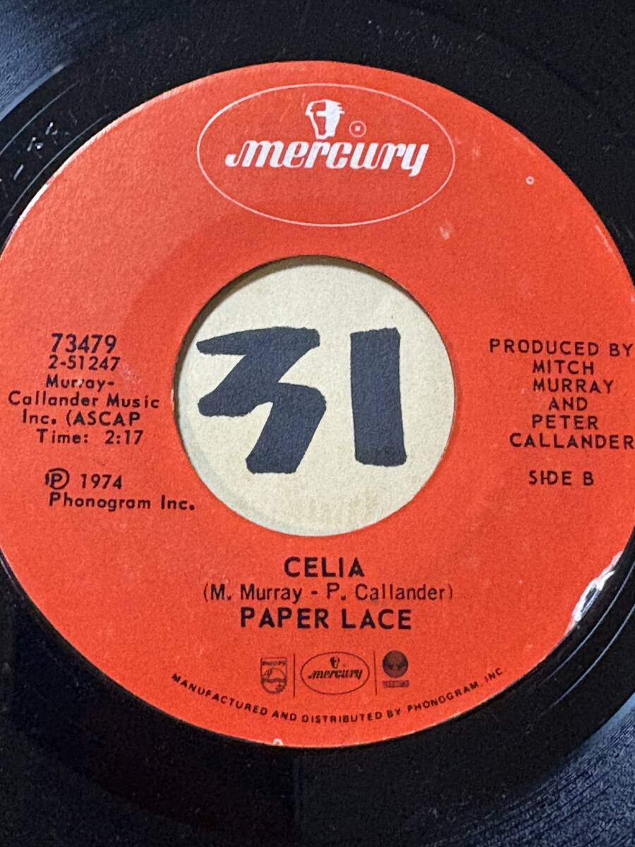 【目立った傷や汚れなし】PAPER LACE CELIA / BILLY DON’T BE A HERO 両面EX+の落札情報詳細 ...